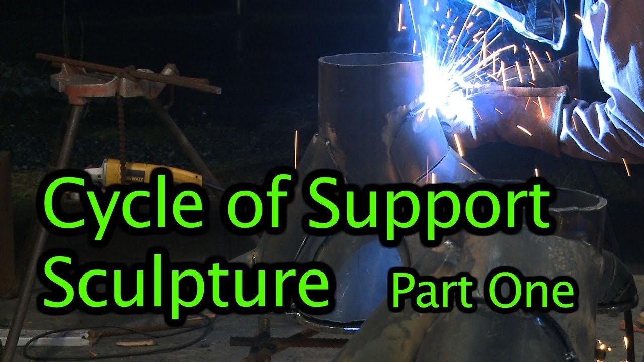 Cycle of Support. Metal Sculpture. Part 1 - YouTube