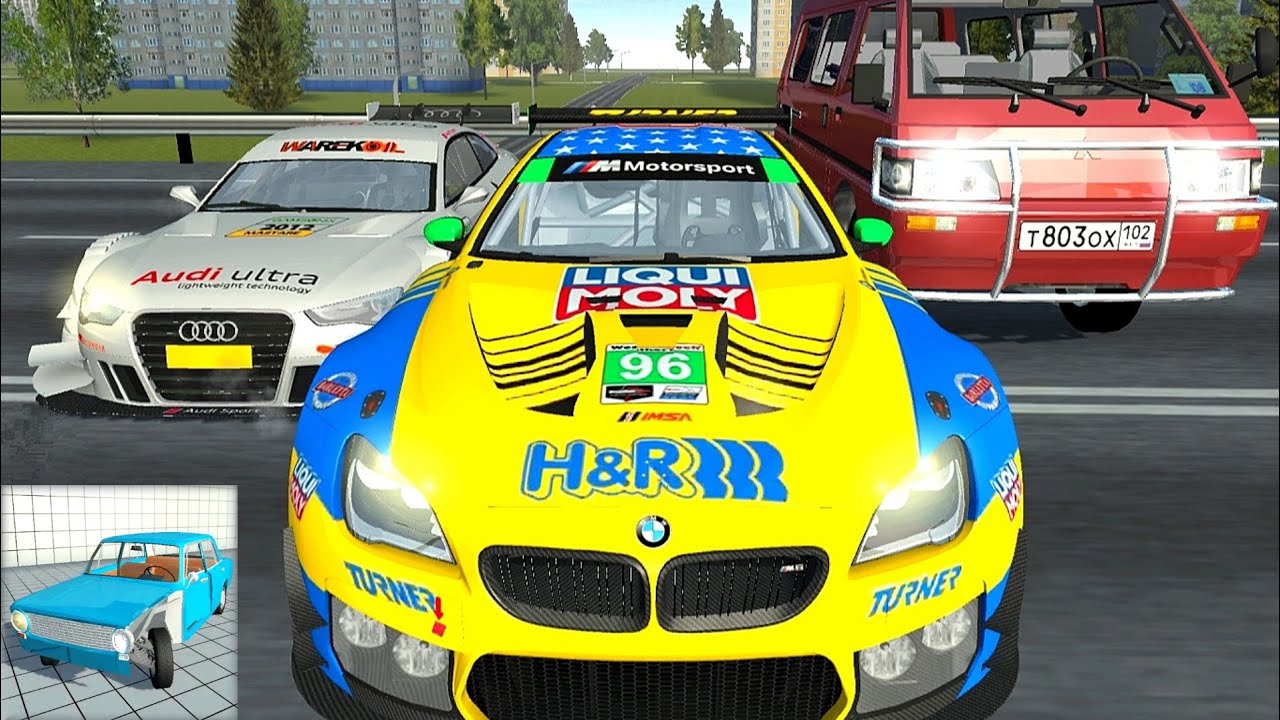 🔥Simple Car Crash: Audi A5 DTM, BMW M6 GT3, Mitsubishi Delica - YouTube