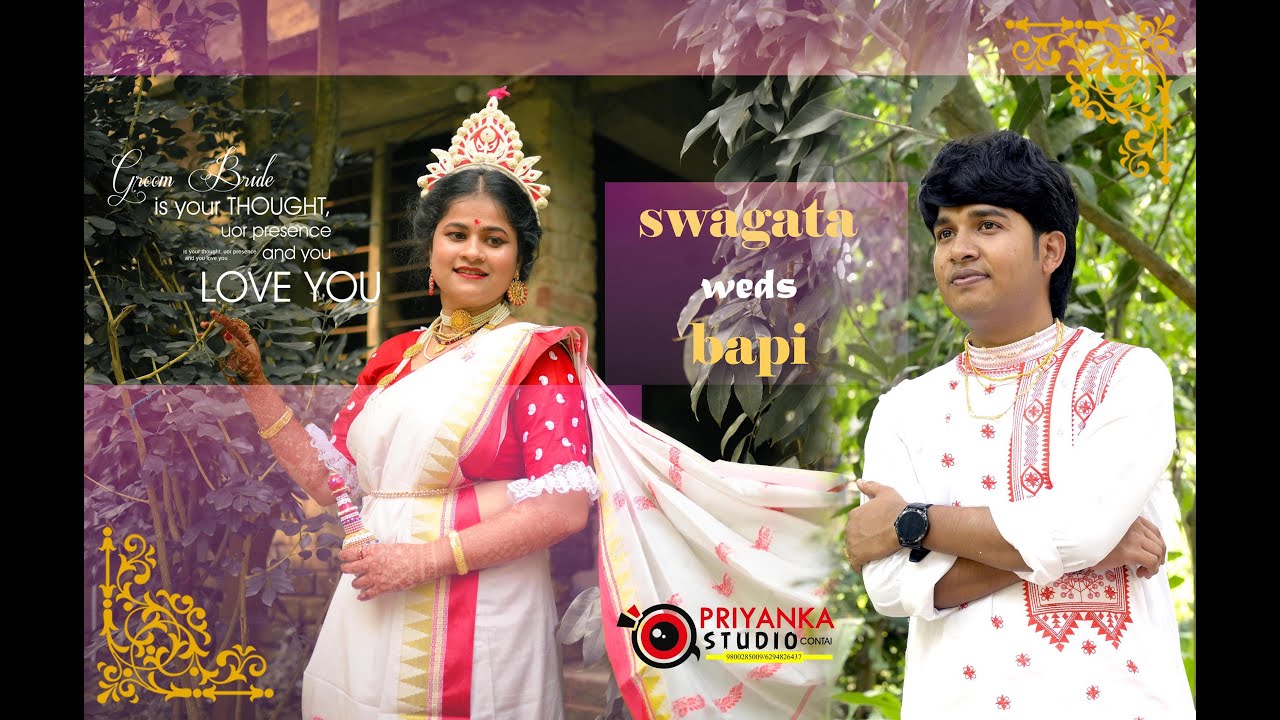 SWAGATA WEDS BAPI II PRIYANKA STUDIO II BENGALI WEDDING ♥️ - YouTube
