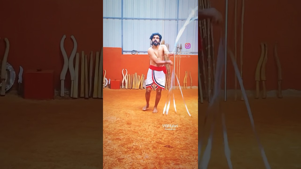 It’s time 2 double- #urumi #sword #stick #kalari #kalarishorts #viral # ...