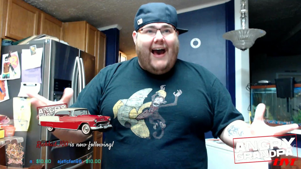 ANGRY GRANDPA LIVE: PICKLEBOY DANCES FOR 3000 VIEWERS - YouTube