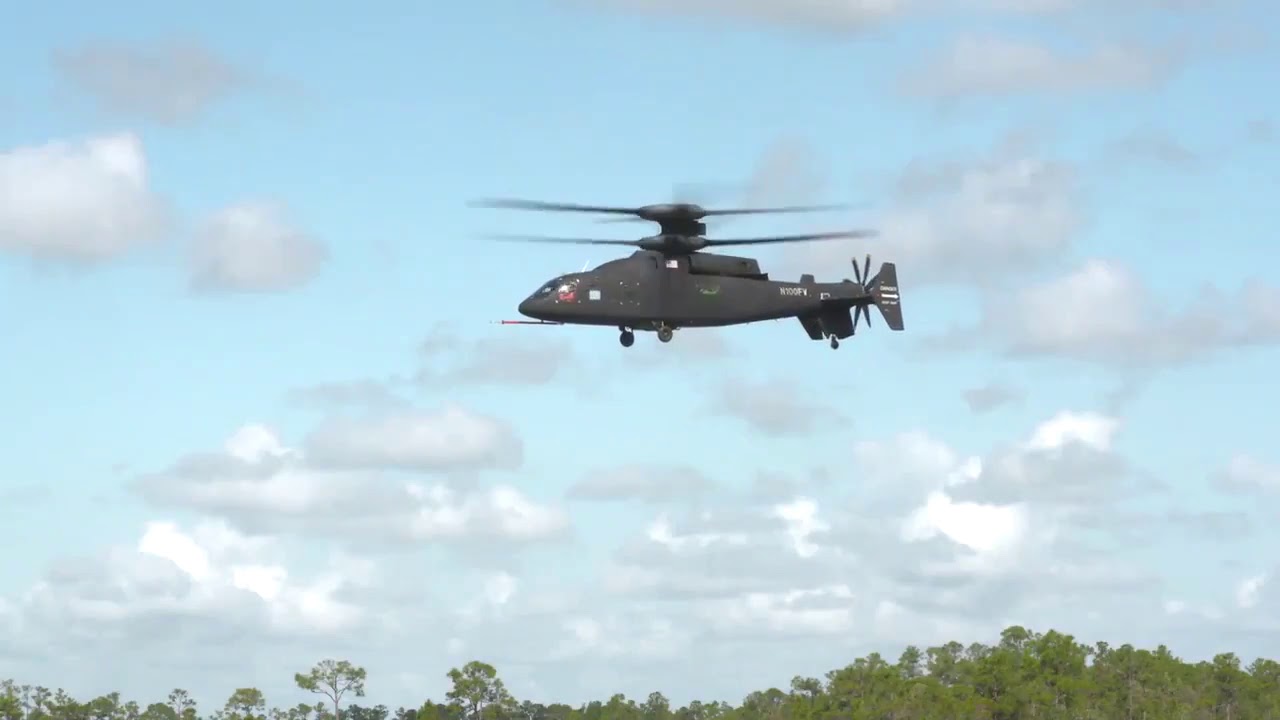 Video of the newest high-speed SB-1 Defiant helicopter developed by ...