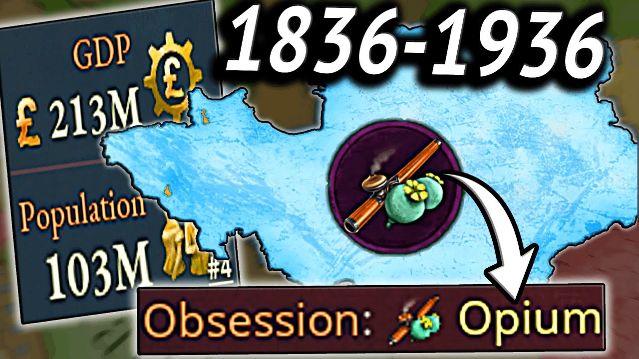 I Used WORLD MARKET To ADDICT EVERYONE to OPIUM in Victoria 3 1.9 - YouTube