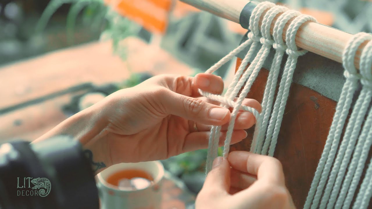 Macrame Making Vlog #12 | DIY Macrame Wall Hanging for Beginners ...