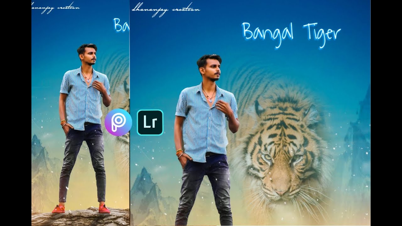 PicsArt Bengal Tiger| PicsArt Giant Tiger Photo Editing Concept - YouTube