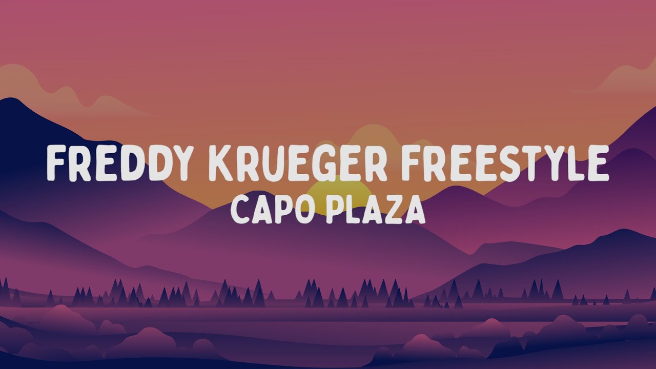 Capo Plaza - Freddy Krueger Freestyle (Testo/Lyrics) - YouTube
