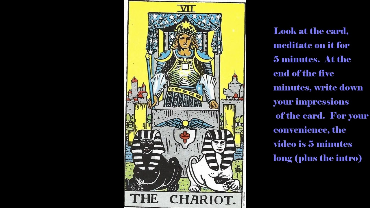 Rider-Waite Tarot Meditation 7 The Chariot - YouTube