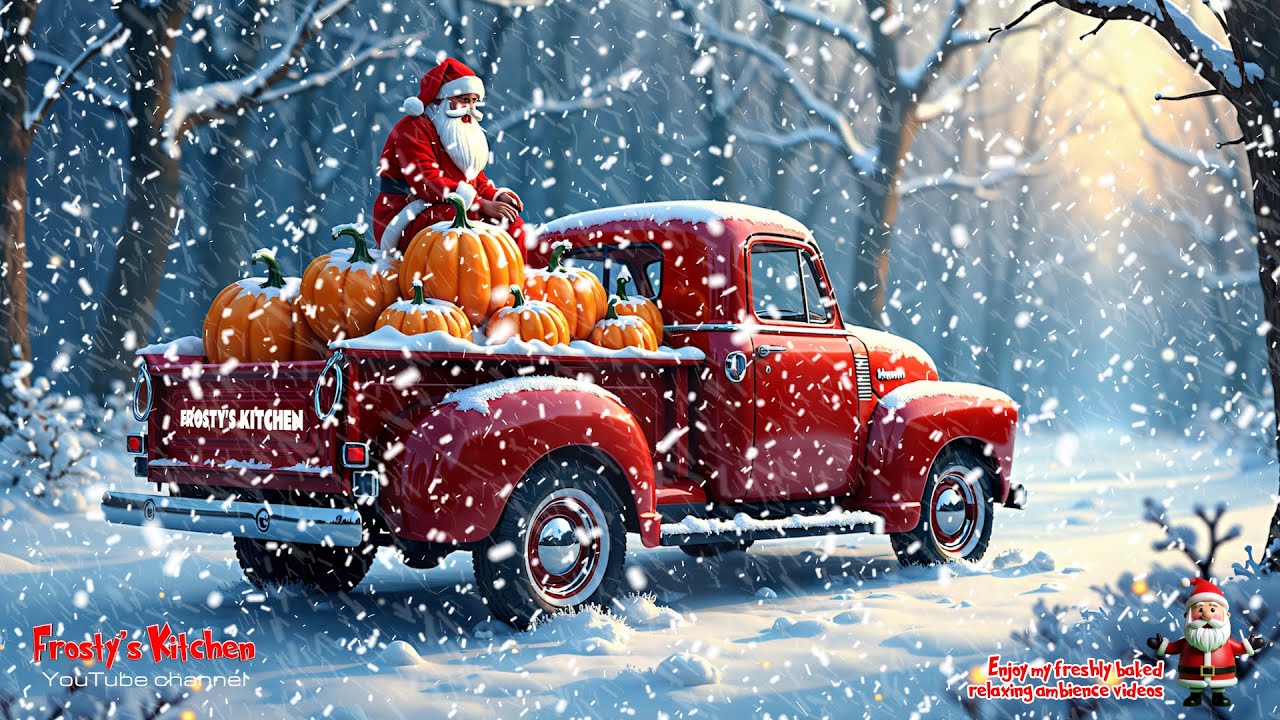Halloween Vibes With Santa On A Truck With Pumpkins 8 - YouTube
