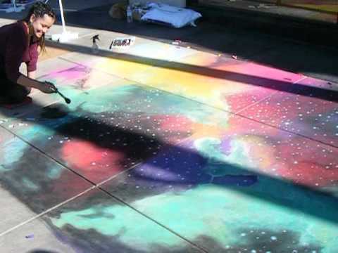 Chalk Art & Artist - Galaxy - YouTube