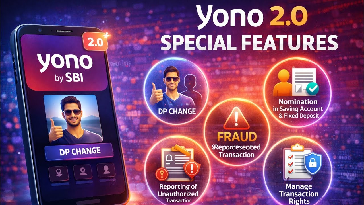 Yono sbi 2.0 New Special Features 🔥| DP Change, Nomination, Fraud ...