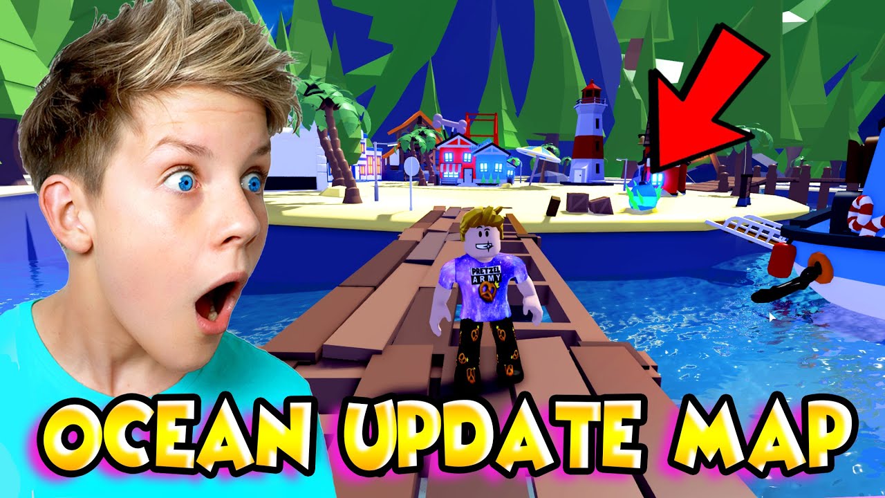 Adopt Me OFFICIAL Ocean Map, Eggs and Ocean Pets!! - YouTube