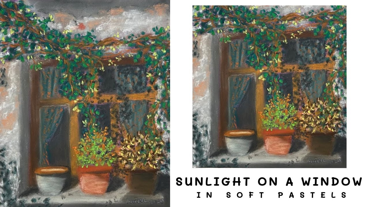 How To Draw Light And Shadow In Soft Pastels - Paint With Me - Vẽ phấn ...