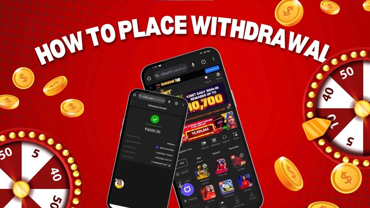 How to Place Withdrawal on 42bet | Earn Money Online | #tutorial # ...