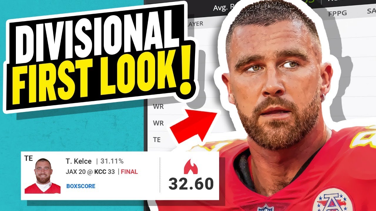 Draftkings Nfl Divisional First Look Top Dfs Picks Youtube