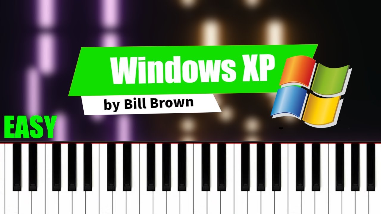 Microsoft Windows XP Startup Sound - Piano Tutorial - YouTube