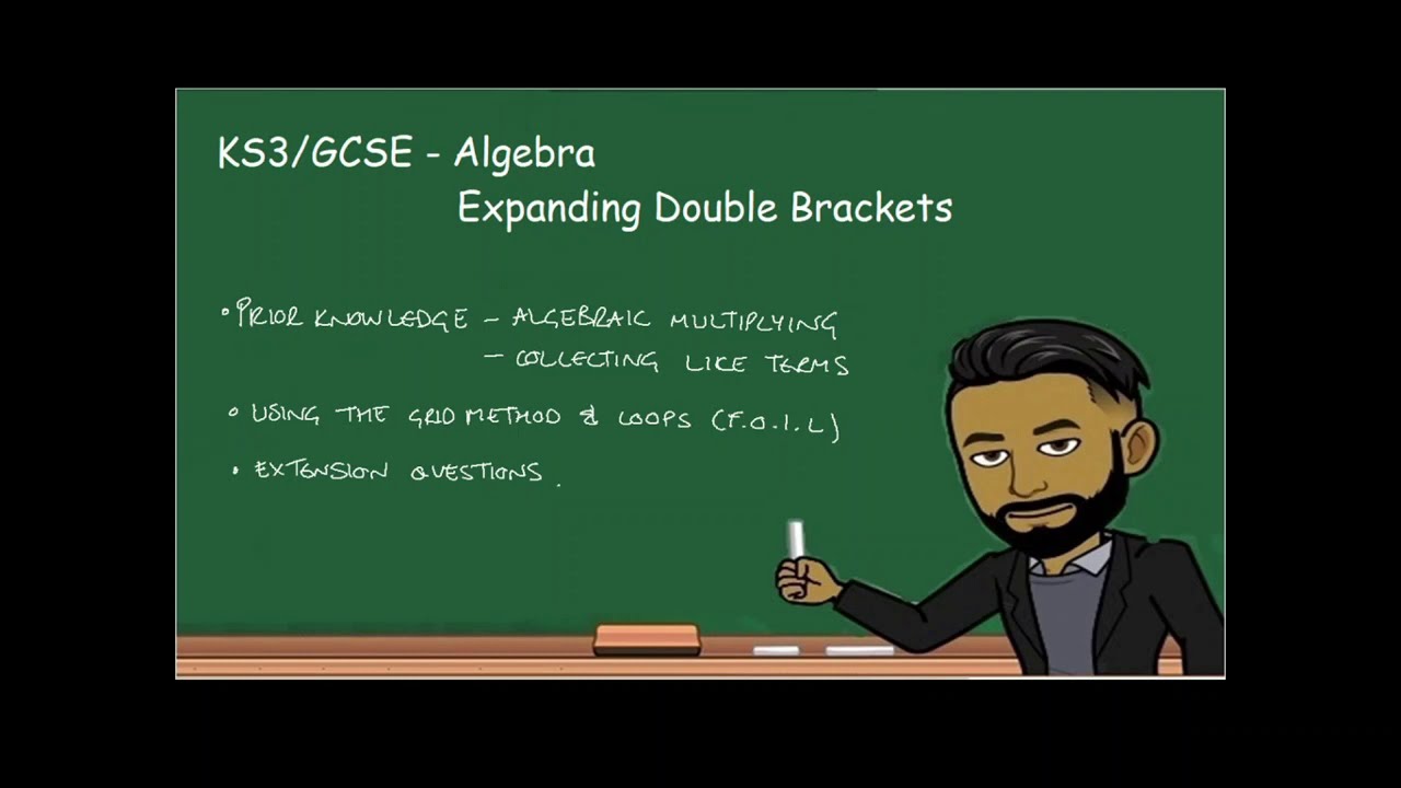 KS3/GCSE Maths - Expanding Double Brackets - YouTube