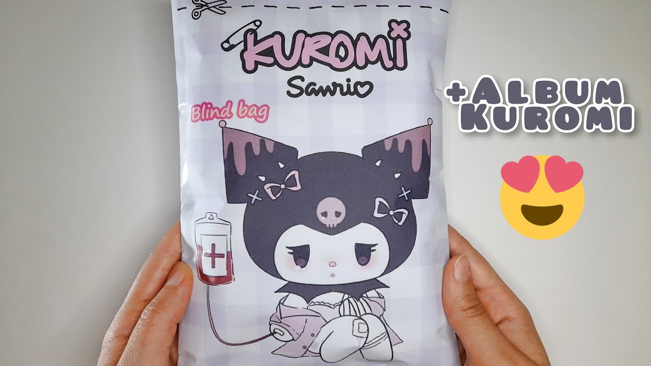 Paper DIY | Kuromi Blind Bag Unboxing Sanrio outfit, ASMR - YouTube