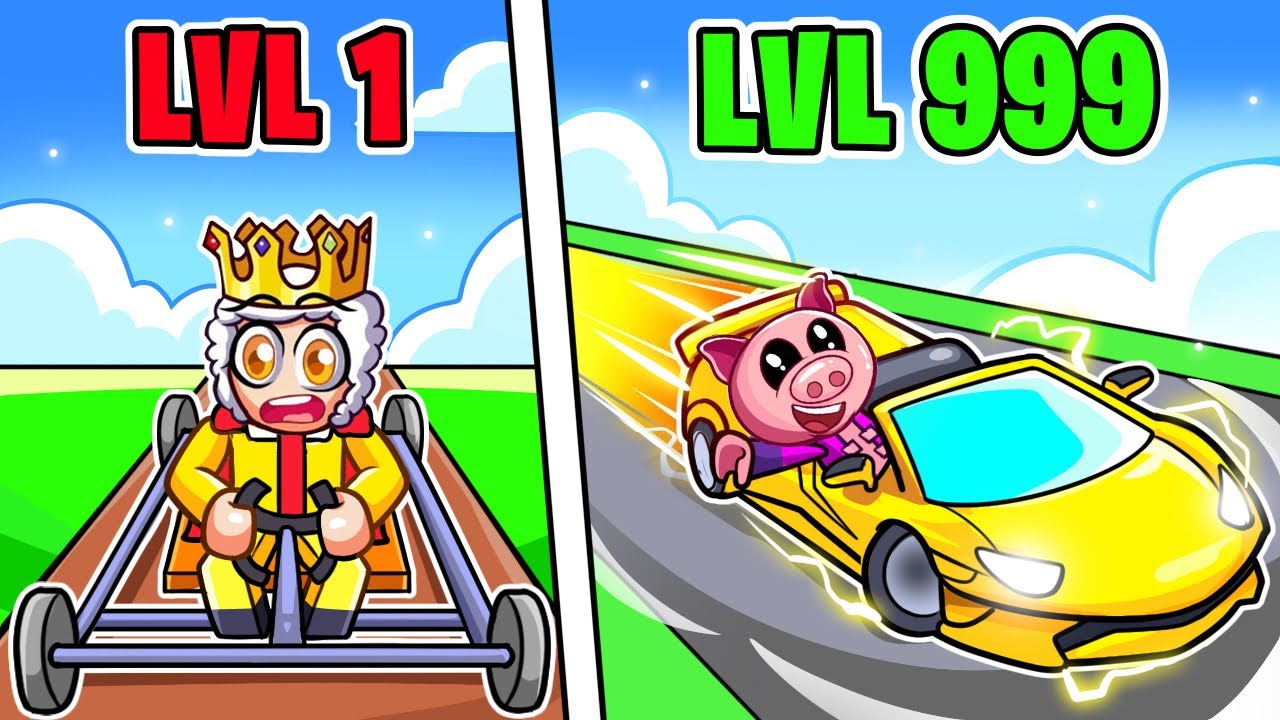 Level 1 vs Level 999 NEJRYCHLEJŠÍ AUTO v Robloxu! - YouTube