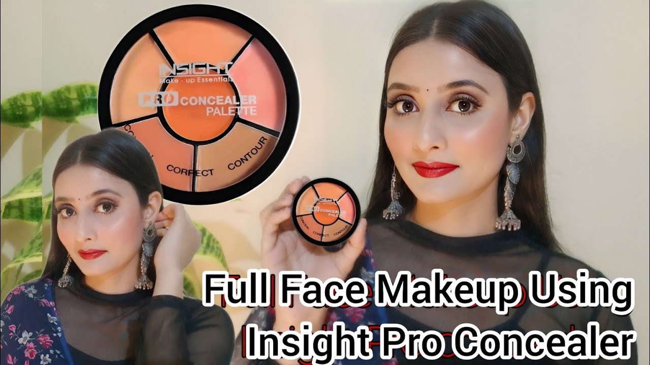 Makeup Using Insight Pro Concealer💄😍 step by step tutorial || makeup using concealer only - YouTube