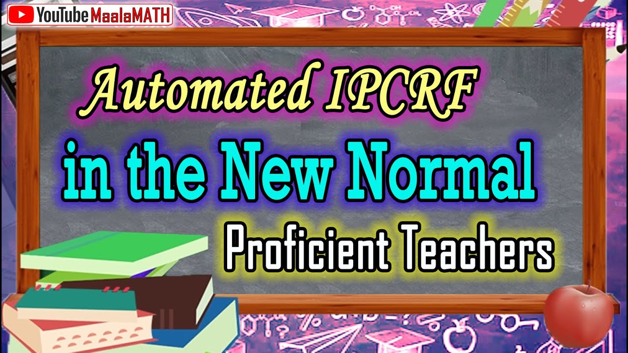 Automated IPCRF 2020 - 2021 for Teachers I - III - YouTube