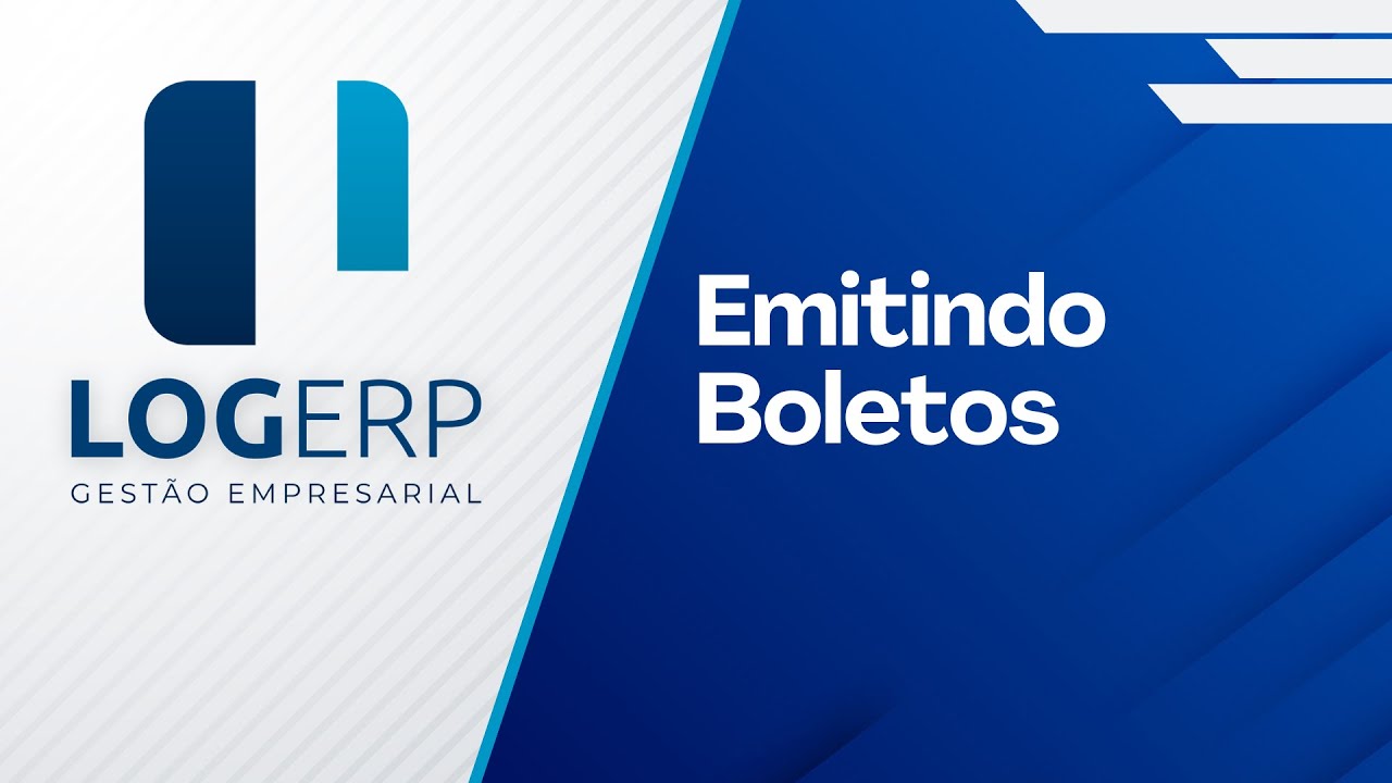 Emissão de boletos - Sistema LOGERP - YouTube
