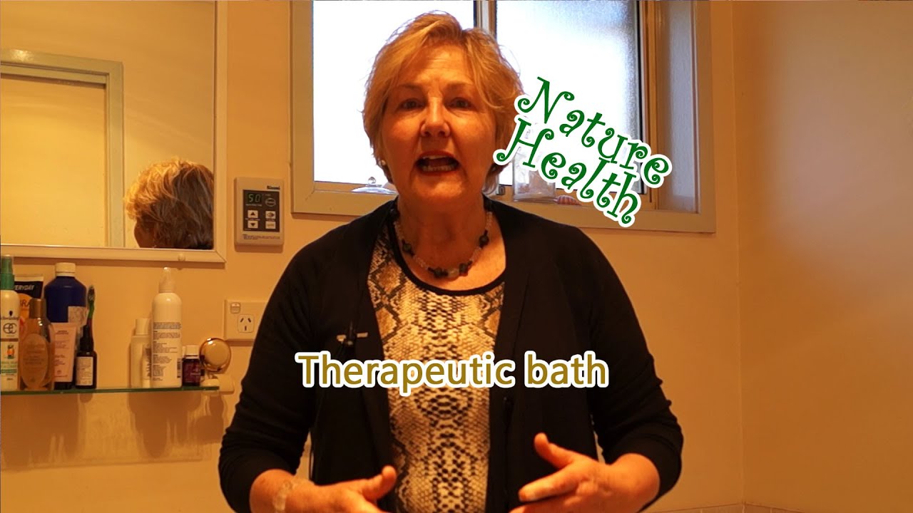 How to take a therapeutic bath - YouTube