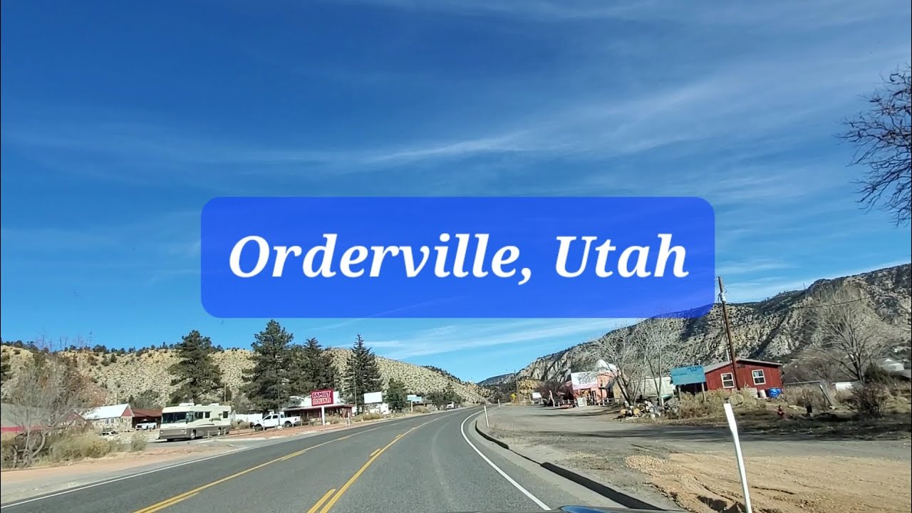Orderville, Utah 84758 | Main Street | Driving Tour and Exploring - YouTube