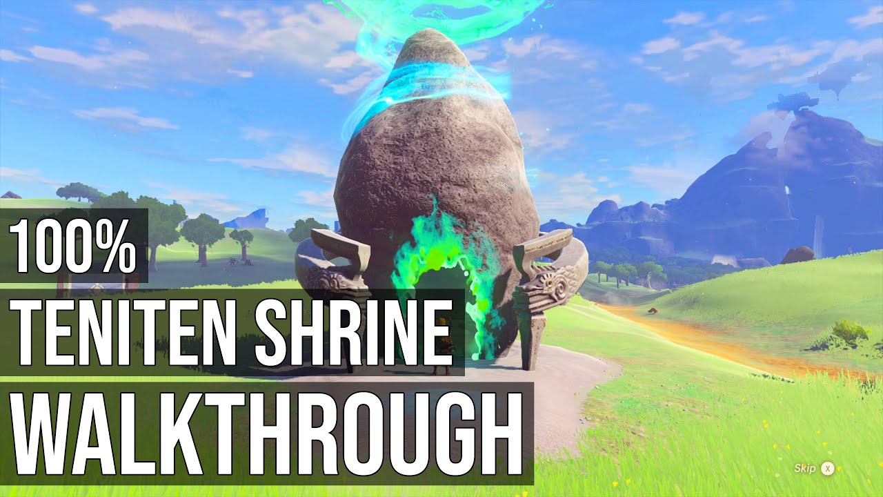 Teniten Shrine TotK (Combat Training: Throwing Shrine) - Zelda Tears of ...