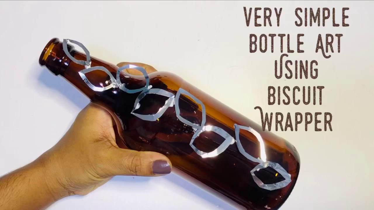 Bottle Art / Simple and Easy Glass bottle decoration ideas / Easy ...