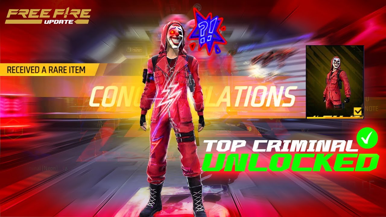 UNLOCK TOP CRIMINAL BUNDLE FREE FIRE TERBARU - YouTube