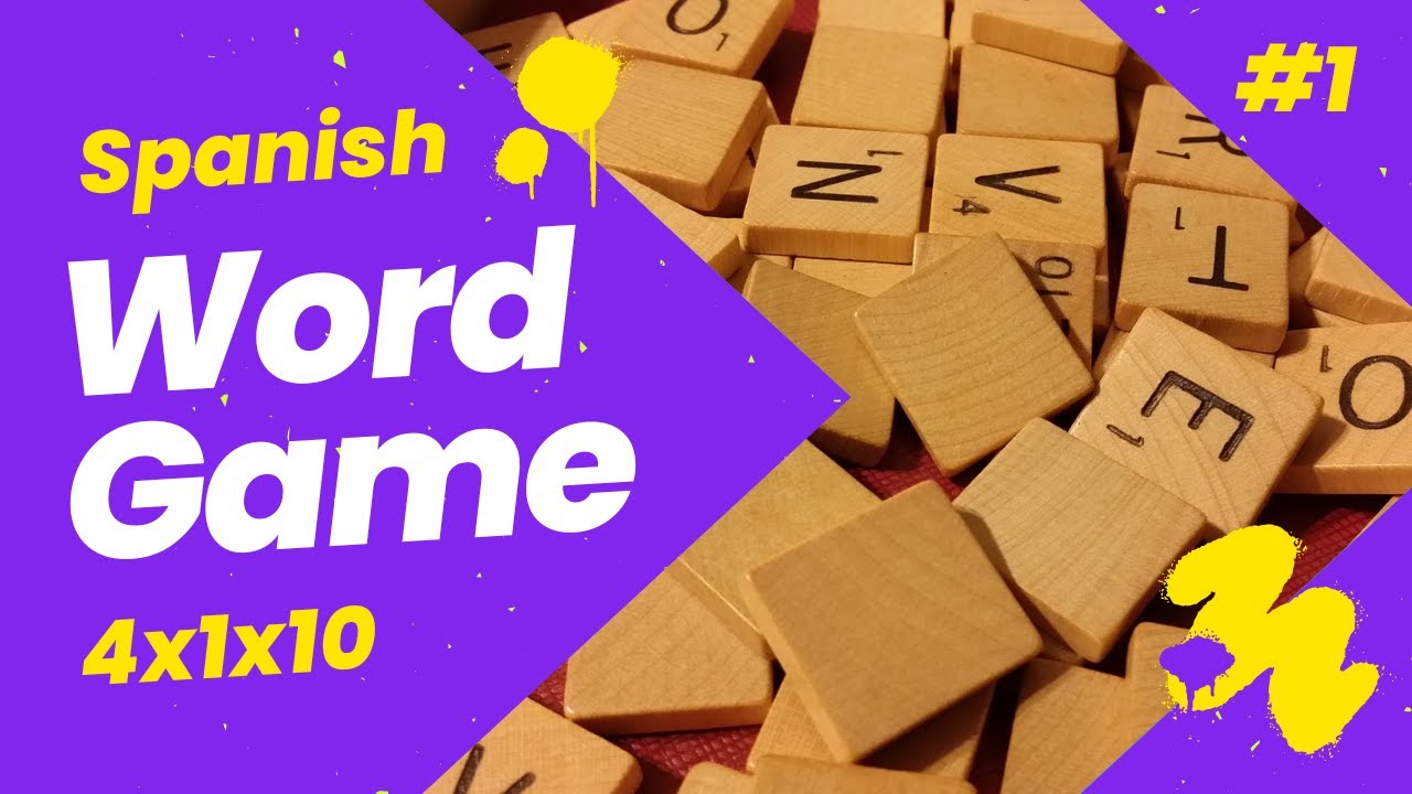 GAME #1 | SUPER FUN Spanish Word Speed Game! | 4x1x10 Word Game - YouTube