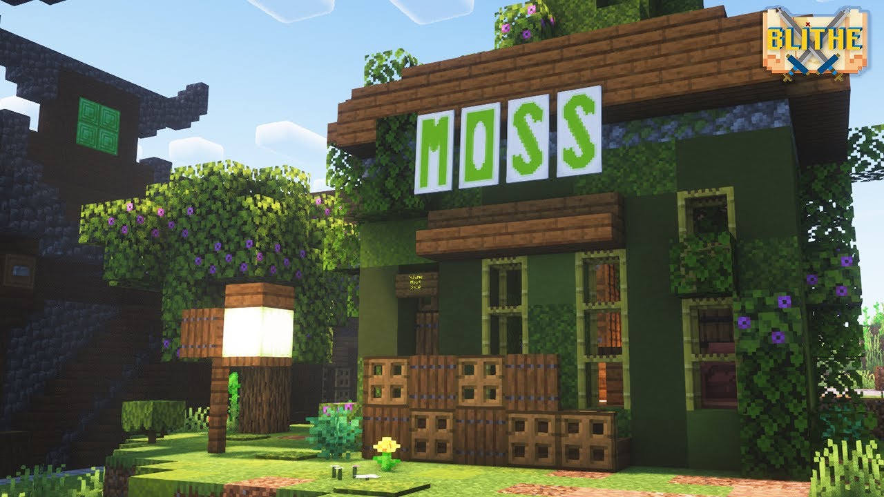 Building a Moss Shop In Blithe SMP 1.20 - YouTube