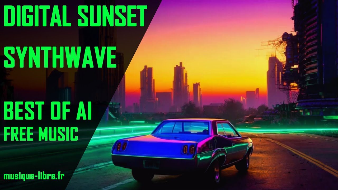 DIGITAL SUNSET - SynthWave - Instrumental - RetroWave - YouTube