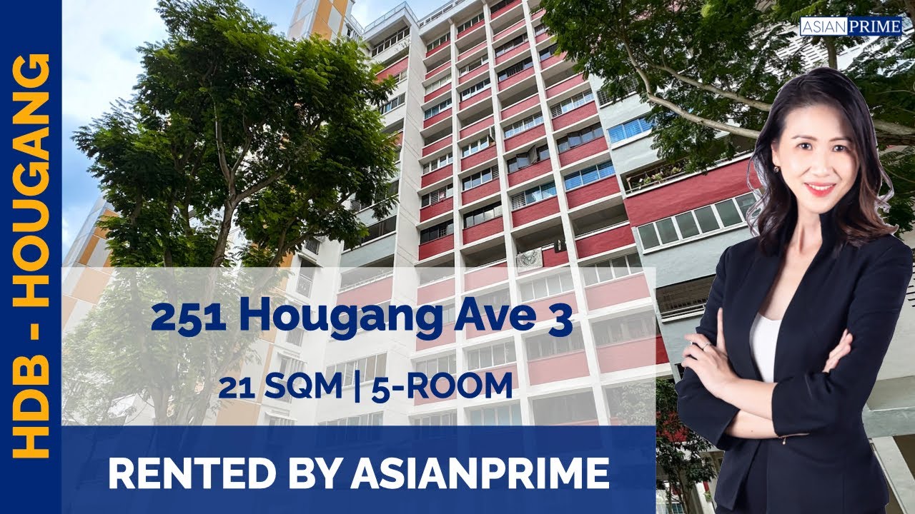 Singapore HDB | 5-Room | 251 Hougang Avenue 3 | Bus Stop and Coffeeshop ...