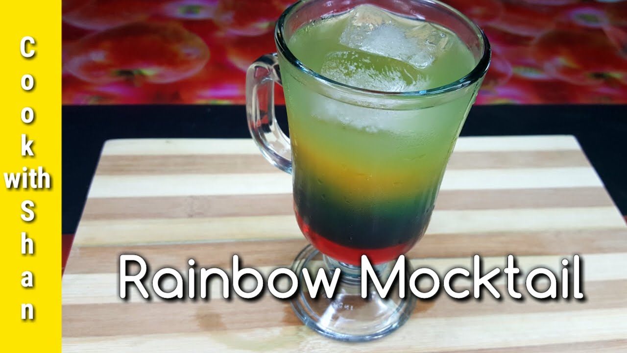 How to make Rainbow Mocktail | Shan's Home Cooking - YouTube