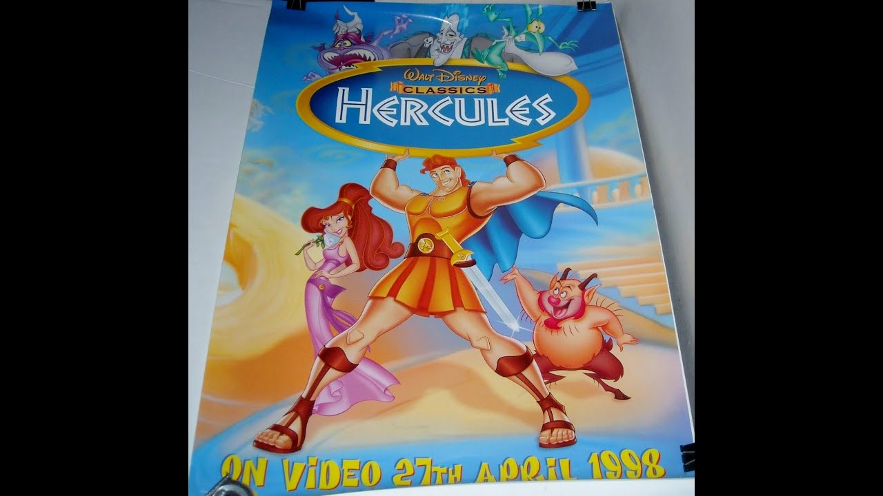 Walt Disney Hercules (1997)(Trailer VHS 1998 UK)(Coming soon on Video ...