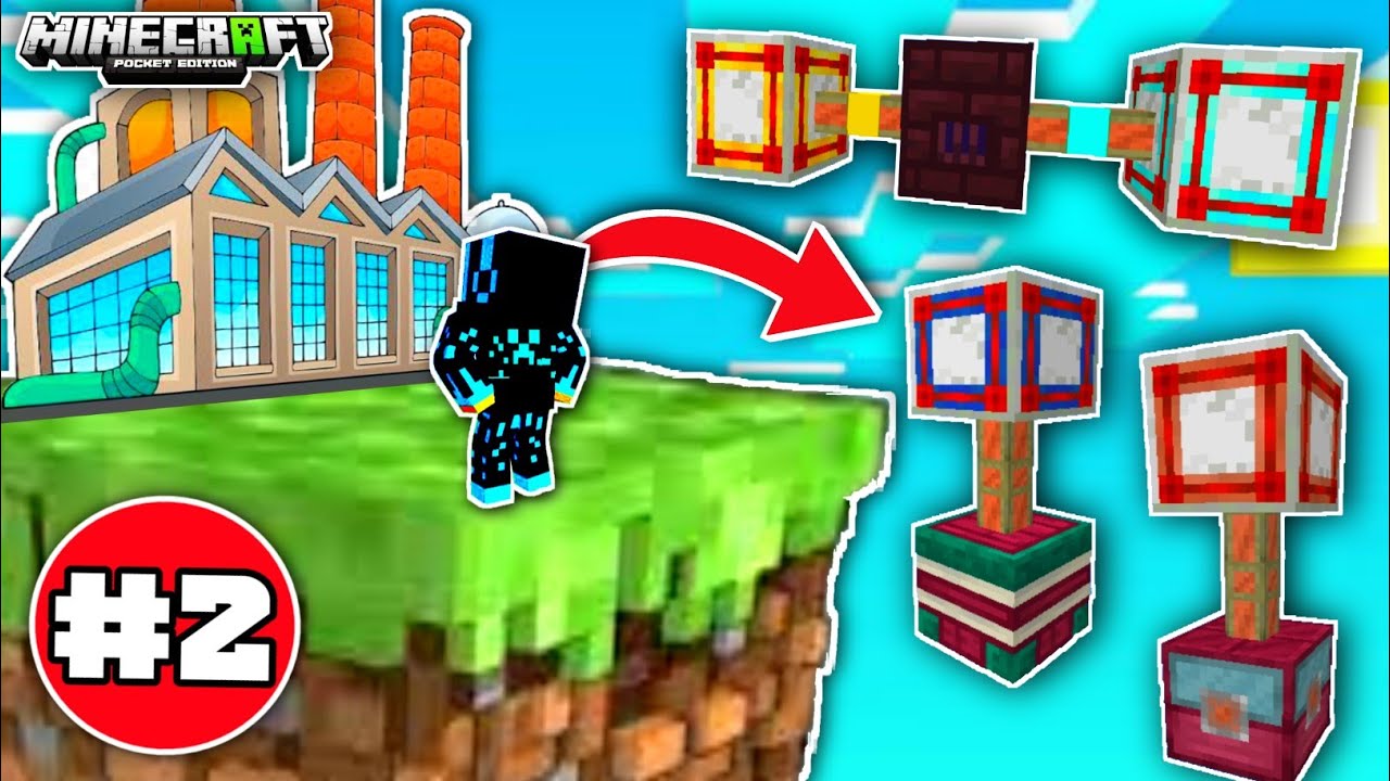 Building Impressive Machines in Minecraft Modded One Block | Part 2 ...
