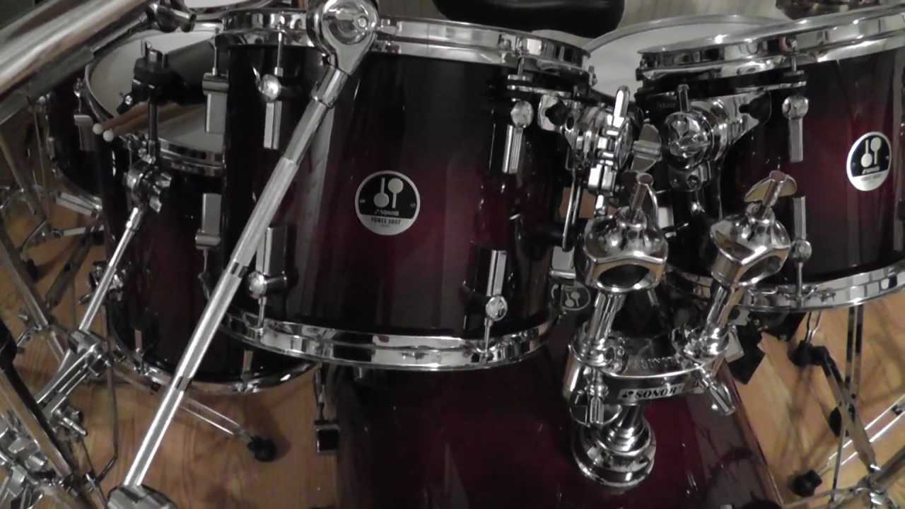 My Sonor Force 3007 Drum Kit, A Walk-Around View (No Playing This Time ...