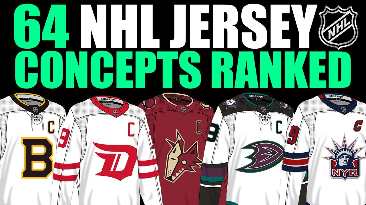 64 NHL Jersey Concepts RANKED! - YouTube