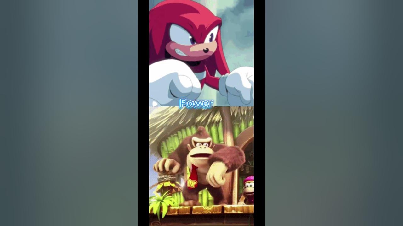 Knuckles Vs Donkey Kong! - YouTube