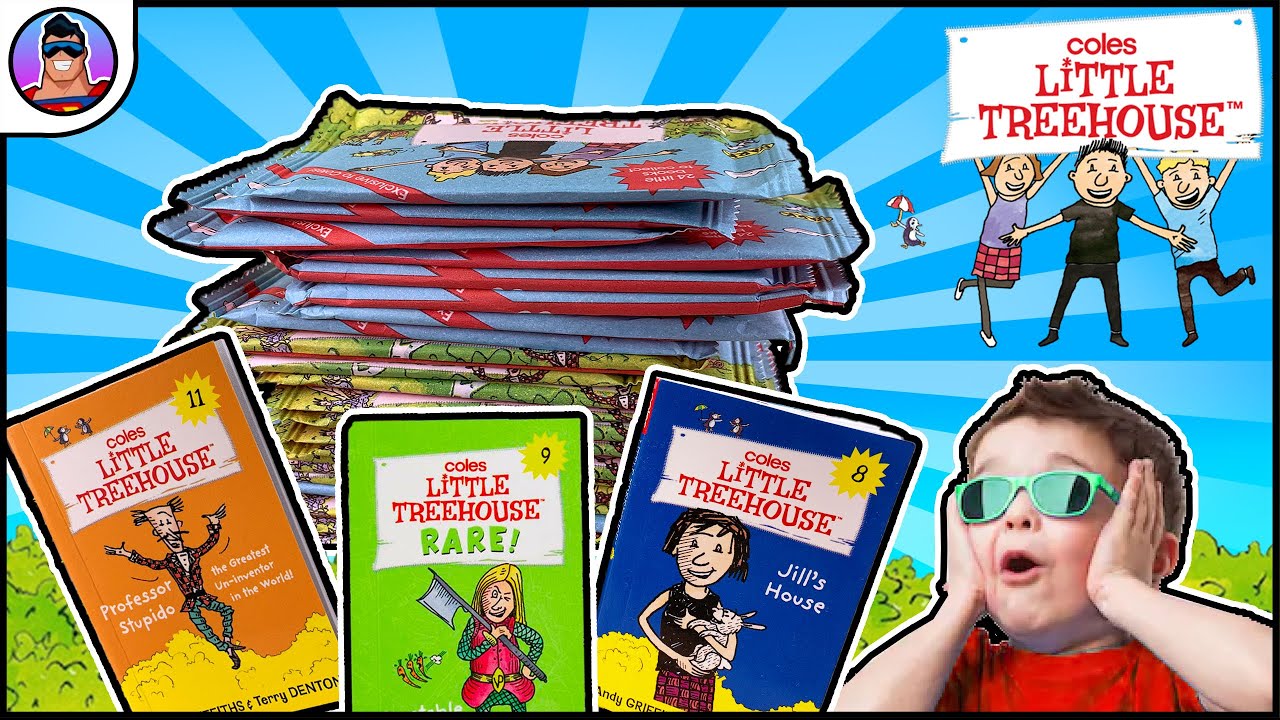 COLES LITTLE TREEHOUSE Mystery Mini Books Opening | 25 BOOKS OPENED ...