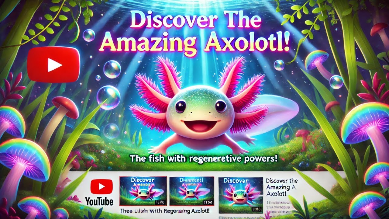 Meet the AXOLOTL Fish with Regenerative SUPERPOWERS - YouTube