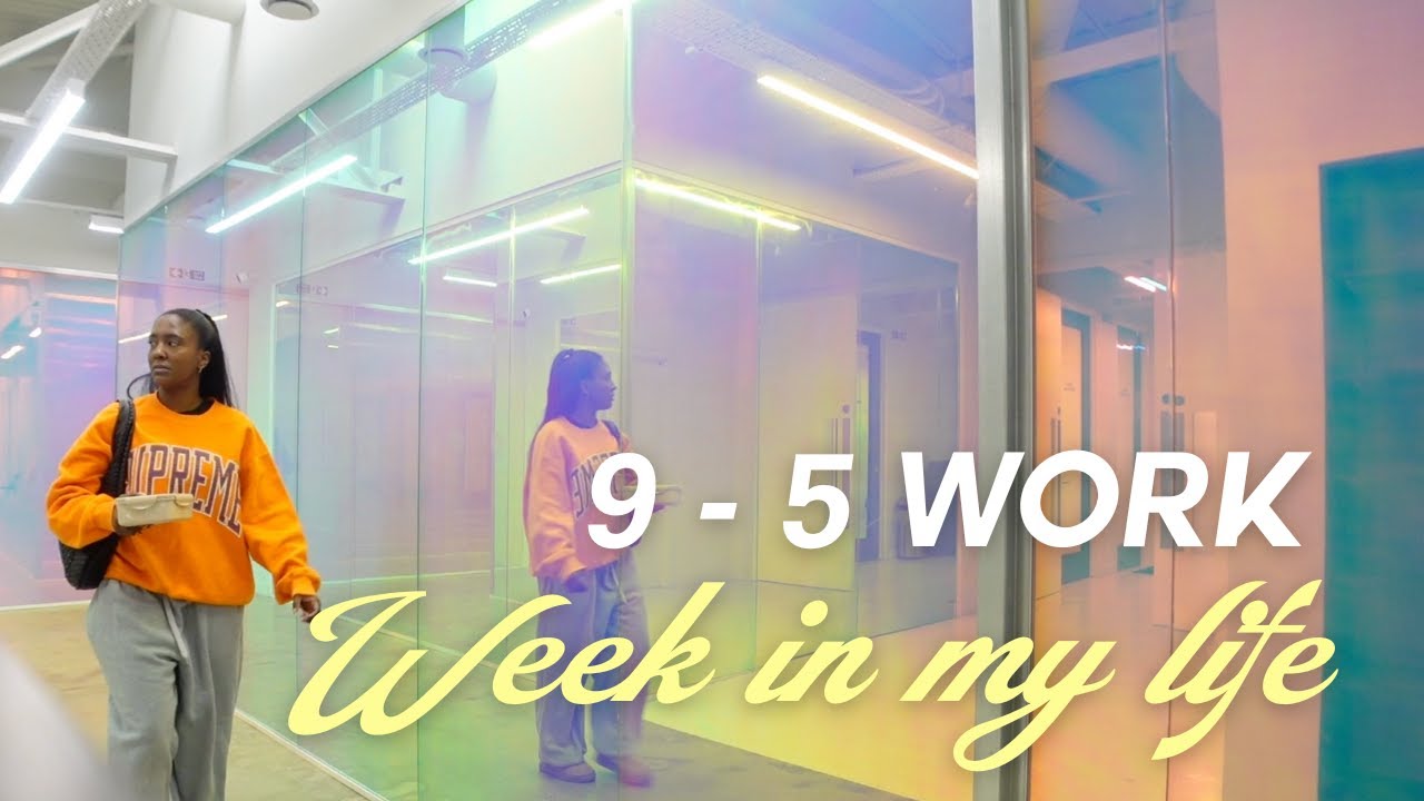 9-5 WORK WEEK IN MY LIFE | VLOG | a regular week at work - YouTube
