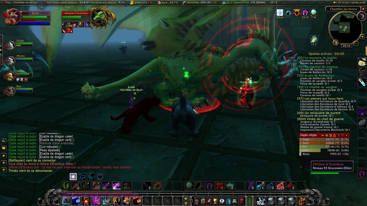 WoW Classic - Temple - Ombre d'Eranikus - YouTube