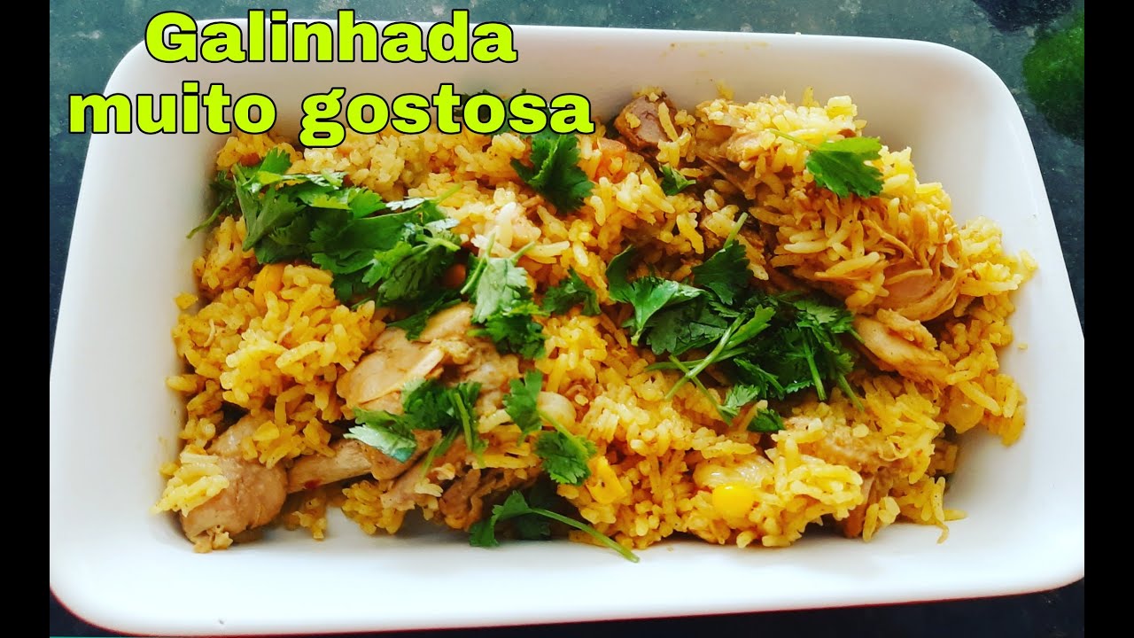 GALINHADA COM ARROZ DELICIOSO E FÁCIL DE FAZER - YouTube