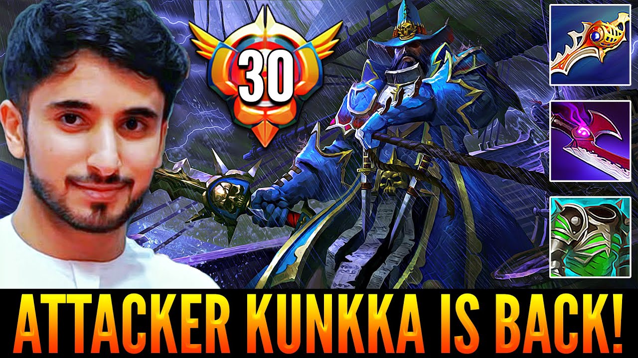 Thats Why He is The BEST KUNKKA Player in The World | ATTACKER Show His ...
