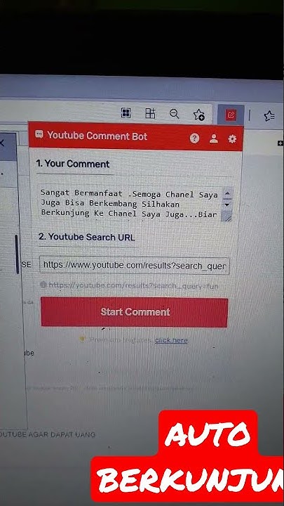 Auto Comment dan View Youtube #Youtube_comment_bot - YouTube