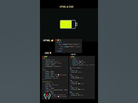 Battery animation using Html and CSS #html #css #viralvideo#todayviralvideo #trendingshorts ...