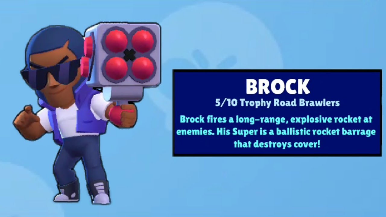 Brawl Stars Brock Unlocked - YouTube