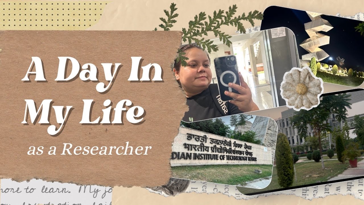 Reached IIT Ropar 🏫, Research Intern | Hostel Room Setup 🛏️ + Lab🔬 | A ...